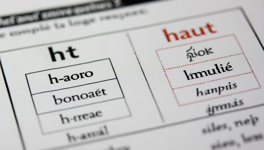 Mystère du h : comprendre la différence entre h muet et h aspiré - PEO